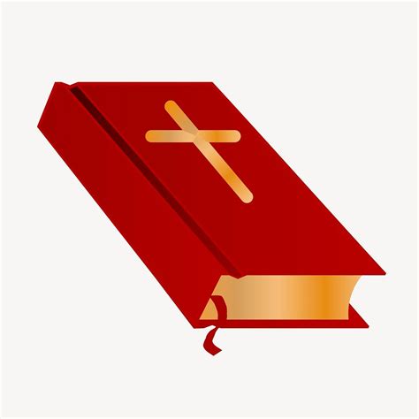 Holy Bible Clipart Illustration Vector Free Vector Rawpixel