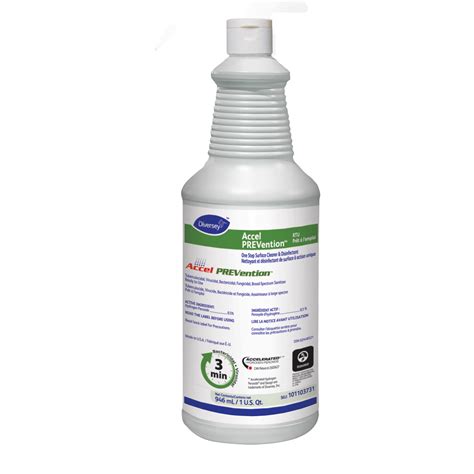 Accel® Prevention™ Rtu 12x946ml 1 Qt 101103731 Diversey Care Mecp