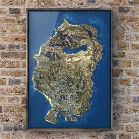 Grand Theft Auto Poster Gta5 Poster Gta Wall Art Gaming Poster Retro