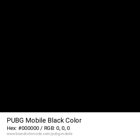 Pubg Mobile Brand Color Codes