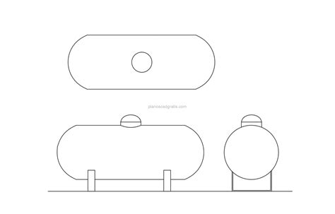 Detalle De Tanque Elevado Planos Cad Gratis
