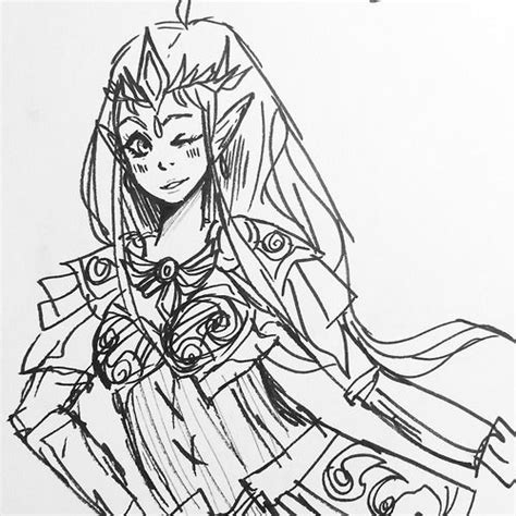 Pin By On Zelda Black And White 2 Hyrule Warriors Warrior
