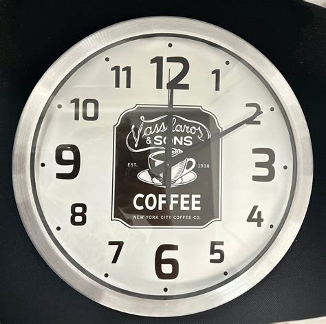 Vassilaros Wall Clock Vassilaros Coffee