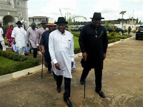 Pdp Reconciliation Committee Visits Goodluck Jonathan In Otuoke Photos
