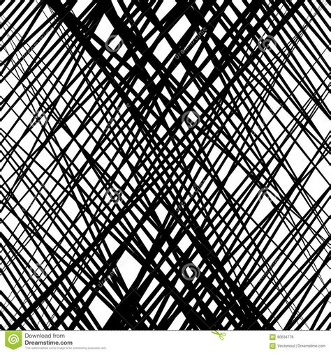 Random Intersecting Lines Abstract Geometric Pattern Random Grid Mesh Texture Stock Vector