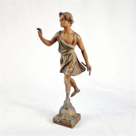 Pair Of Art Nouveau French Spelter Figures