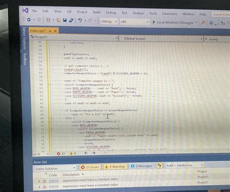 Solved For Some Reason My Code Isnt Compiling If You Could
