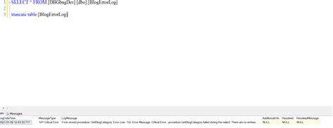 C Trycatch Not Working When Surrounding Stored Procedure