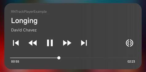 After Call Trackplayer Add Track Artwork And Progress Bar Not Show