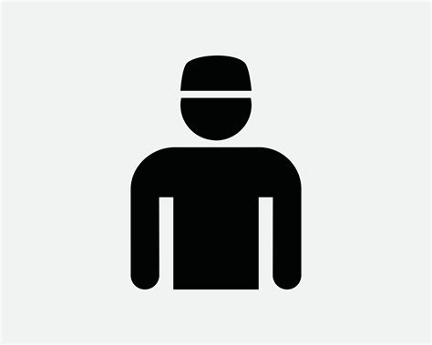 Muslim Man Icon Islam Islamic Person Wearing Head Covering Songkok