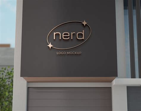 Premium Psd Signage On The Shop Window