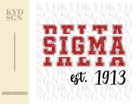 Delta Sigma Theta College Svg Vectorency