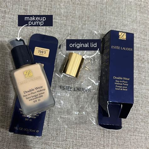 Estee Lauder Double Wear 1W1 Bone with pump on Carousell