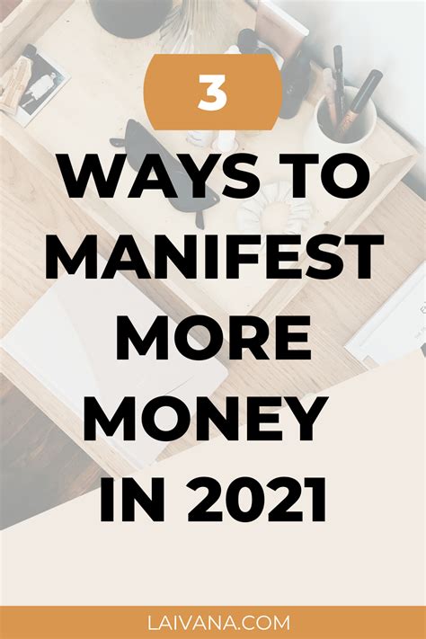 Manifest Money With The Law Of Attraction In 3 Steps Artofit