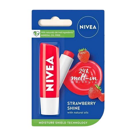 Nivea Strawberry Shine Lip Balm 48g Sinin