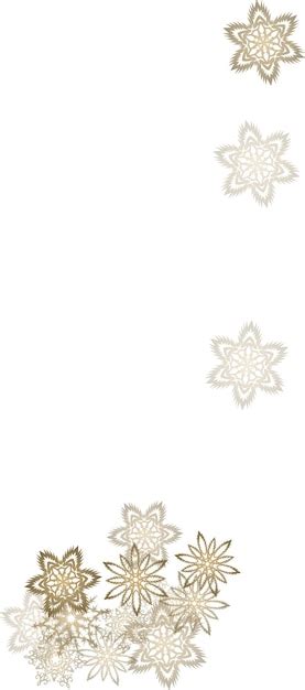 Premium Vector Winter Frost Print Festive Frame