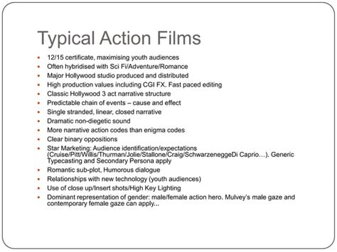 Action Codes And Conventions Ppt