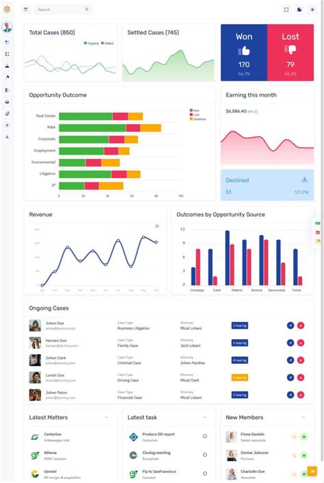 Bootstrap 5 Admin Dashboard With Bootstrap Admin Web App Lawfirm