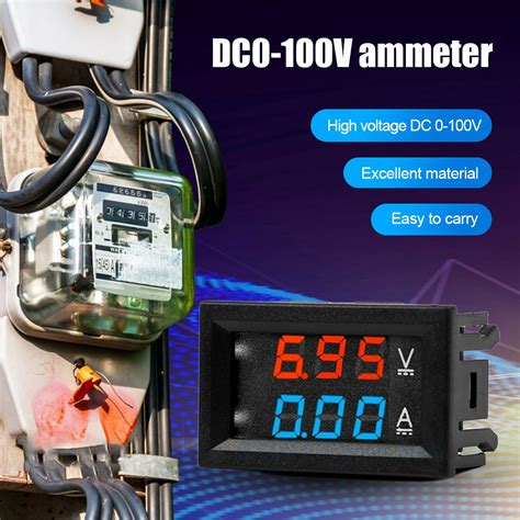 Voltímetro Amperímetro Voltímetro Amperímetro Medidor De Voltios Dc0