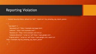 Content Security Policy Bypass Ppt