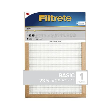Filtrete 23 5 In W X 29 5 In L X 1 In 5 Merv Basic Pleated Air Filter In The Air Filters
