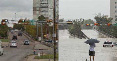 Houston Before And After Hurricane Harvey The New York Times