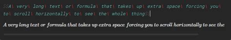 Aliging Long Text Formula In Latex So They Appear Multi Line And Take Less Space Share