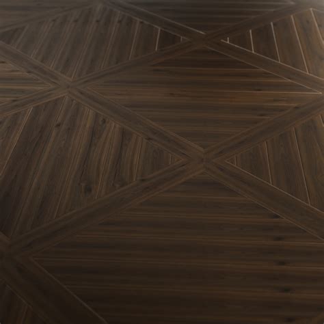 Walnut Dark Langley Wood Floor Shader Generator IMeshh 3D Model For
