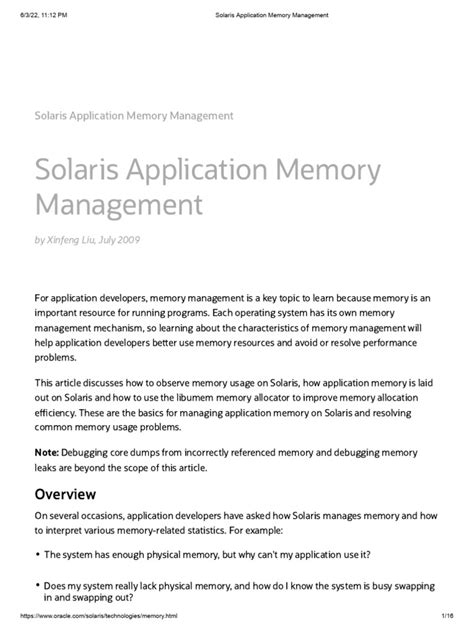 solaris application memory management pdf 64 bit computing computer data