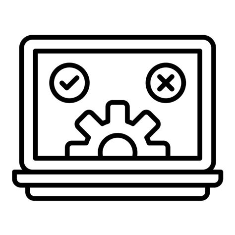 Qa Testing Line Icon Vector Art At Vecteezy