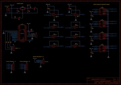 Bagheera MIDI CV EasyEDA Open Source Hardware Lab