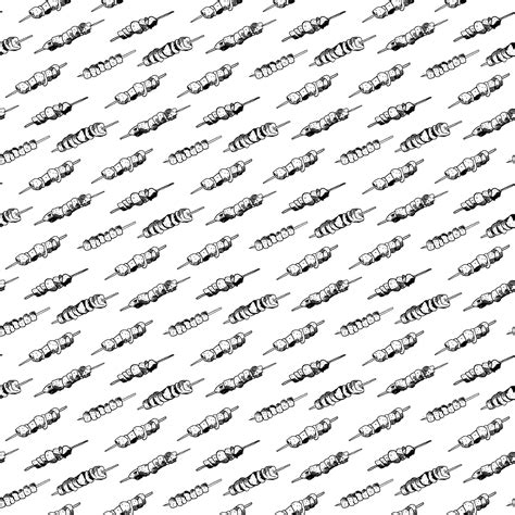 Hand Drawn Meat Steak Beef And Pork Lamb Seamless Pattern 2161429