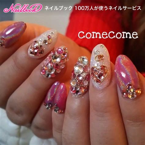 冬ハンドビジューユニコーンロング Junkoのネイルデザイン No2692955 ｜ネイルブック ネイル きらきら