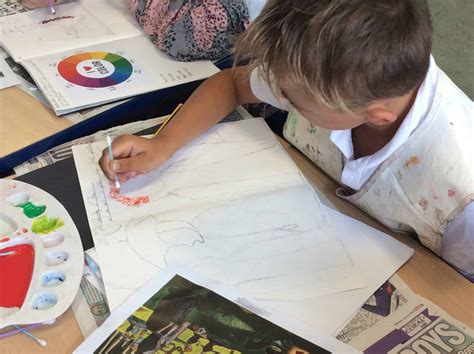 Pointillism In Oak Class Pencombe Cofe School