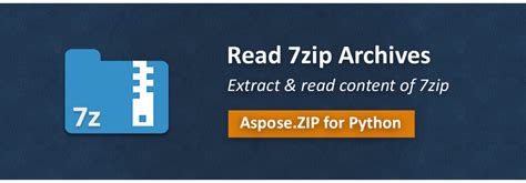 用 Python 閱讀 7zip 檔案 Python py7zr 替代品