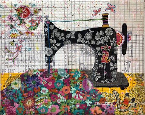 Teeny Tiny Sewing Machine Collage Kit 3rd Edition