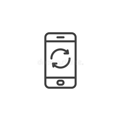 Smartphone Update Process With Gearbox Progress And Loading Bar Icon On