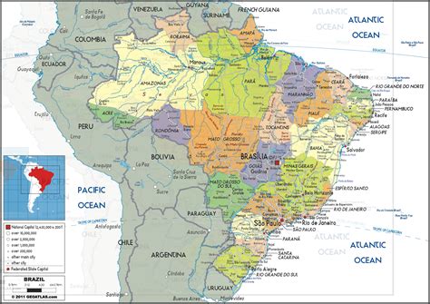 Mapas Geográficos Do Brasil