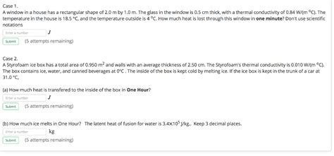 Solved Case 1 A Window In A House Has A Rectangular Shape Chegg Com