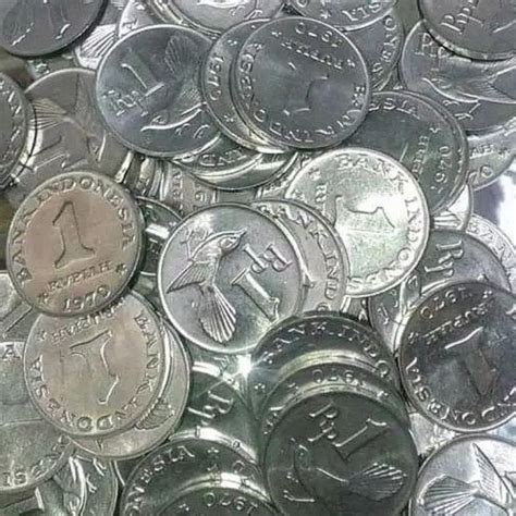 Jual Vf Koin Rp 1 Rupiah Tahun 1970 Burung Sikatan Uang Kuno Koin Mahar