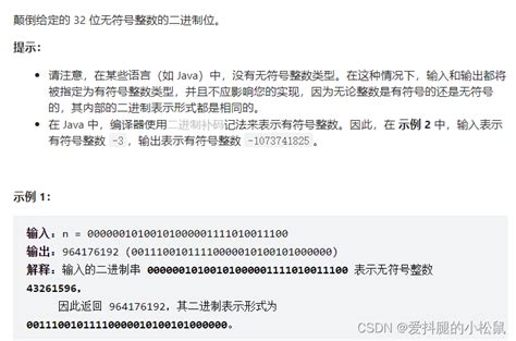 位运算，基于力扣题目进行总结和梳理折叠二进制码 Csdn博客
