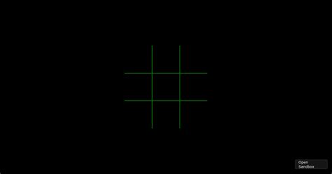 Tic Tac Toe Forked Codesandbox