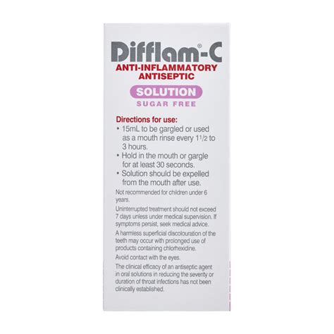 Difflam C Solution 200ml Difflam Guardian Singapore