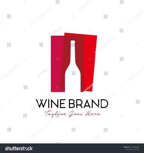 Wine Bottle Logo Design Vector Template Vector De Stock Libre De