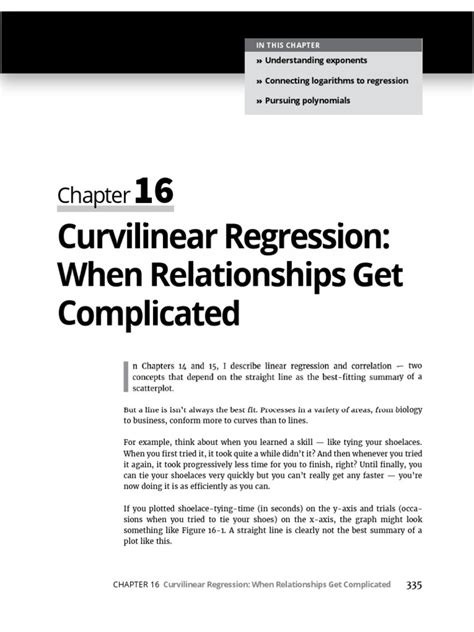 Curvilinear Regression Pdf Logarithm Coefficient Of Determination
