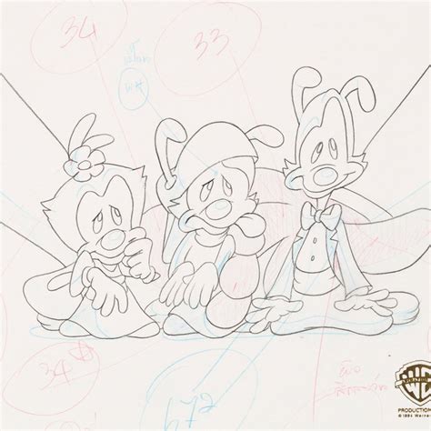 Animaniacs Original Artwork Mobster Mash Production Catawiki