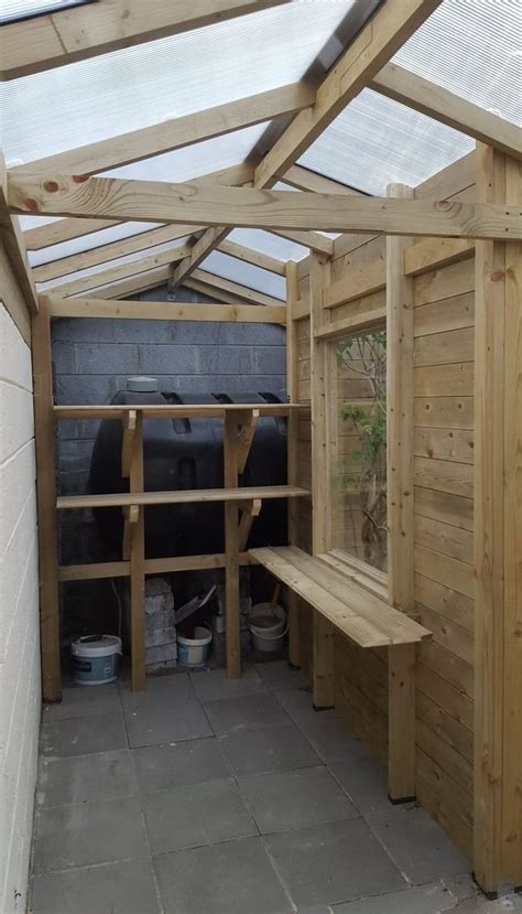 Side Passageway Roof L Side Entrance Cover L Polycarbonate Roof Shed