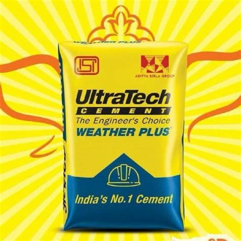 50 Kg Ultratech Weather Plus Cement Grade 43 At ₹ 410bag In Banda