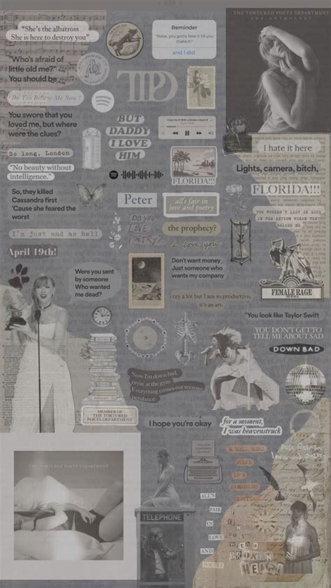 Ttpd Tayloralisonswift Swiftie Collageart In 2024 Isla Collage