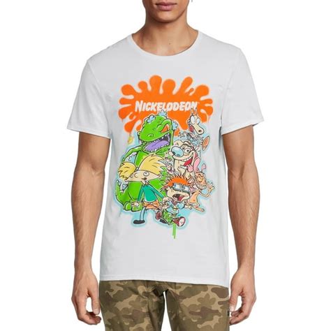 Nickelodeon Nickelodeon Mens And Big Mens Group Graphic T Shirt With